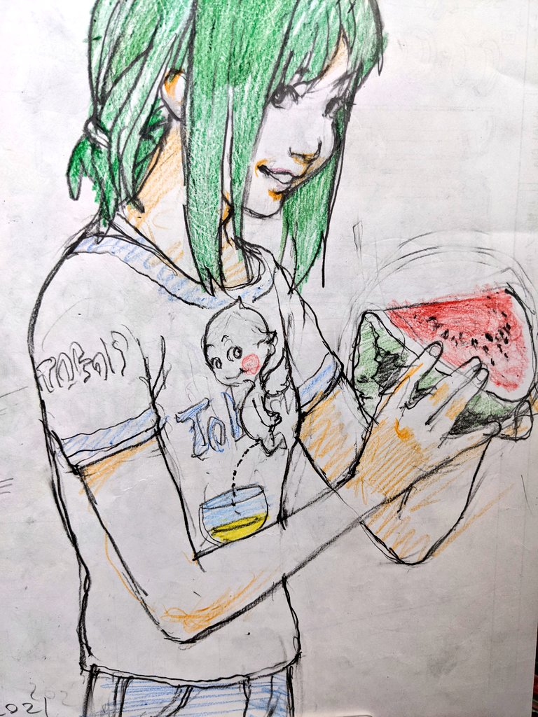 MARSF (no commissions open) 🇵🇹 on Twitter: "RT @sim_kyrm: 何かを食べてる絵を晒す？"