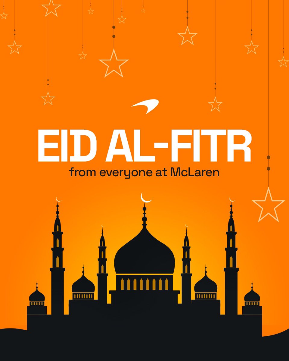 Eid Mubarak from the McLaren family. 李 Happy Eid to everyone ...