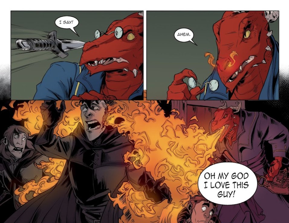 Scalies Daily on Twitter: "Critical Role: Vox Machina Origins (Comics) [2] Tiberius Stormwind"