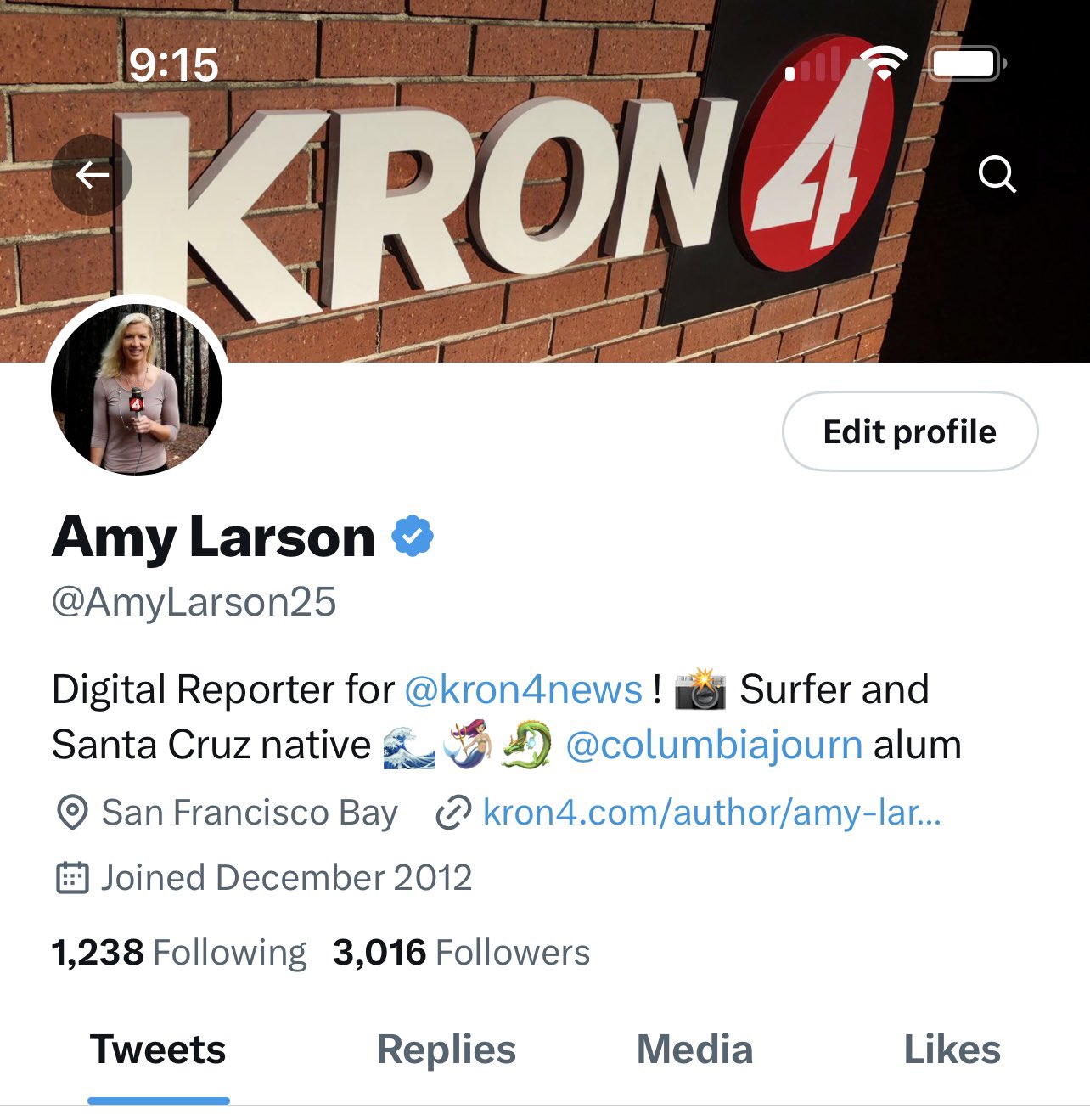 Amy Larson on Twitter: "RIP blue check mark. I took a screen grab this morning before @elonmusk ...