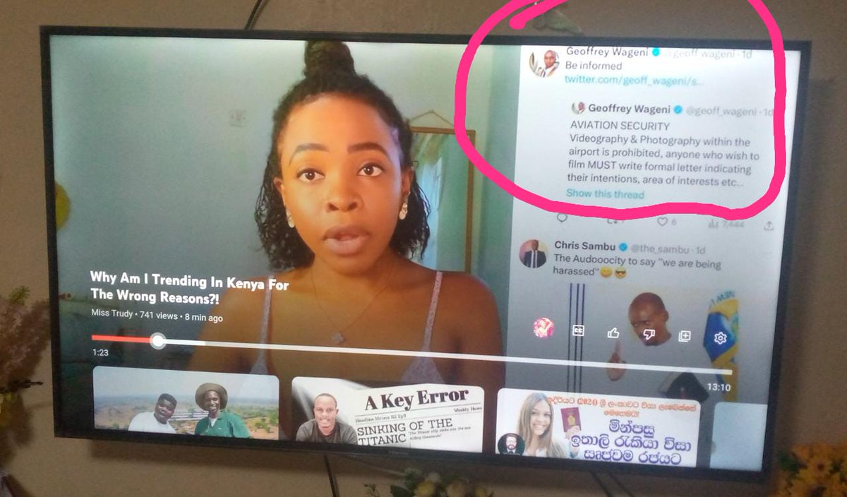 Geoffrey Wageni on Twitter: "Miss Trudy @misstrudy_ video explaining her content creation career ...