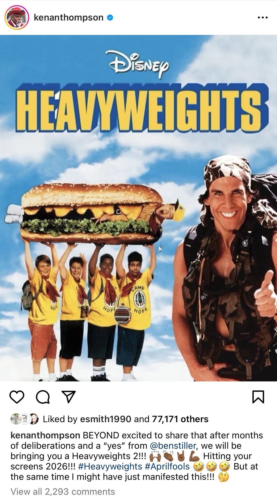 Heavyweights Movie Poster