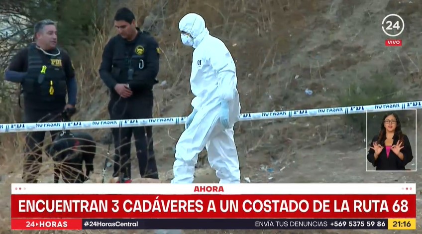 Tvn On Twitter Rt 24horastvn Envivo Encuentran Tres Cadáveres A