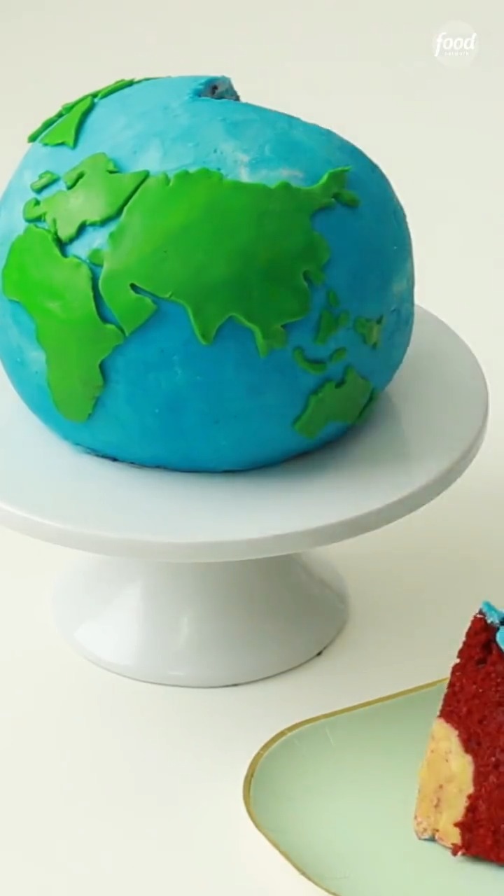 Earth Birthday Cake