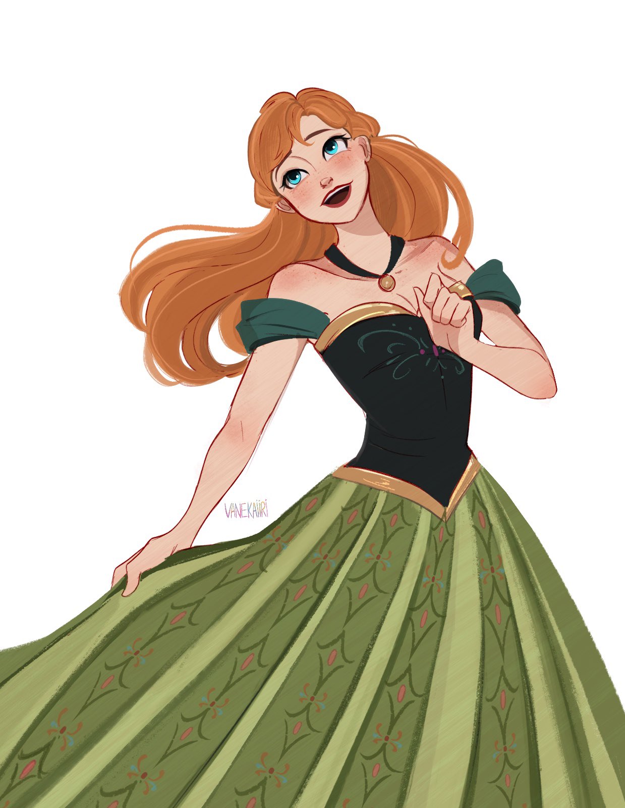 Anna From Frozen At The Ball