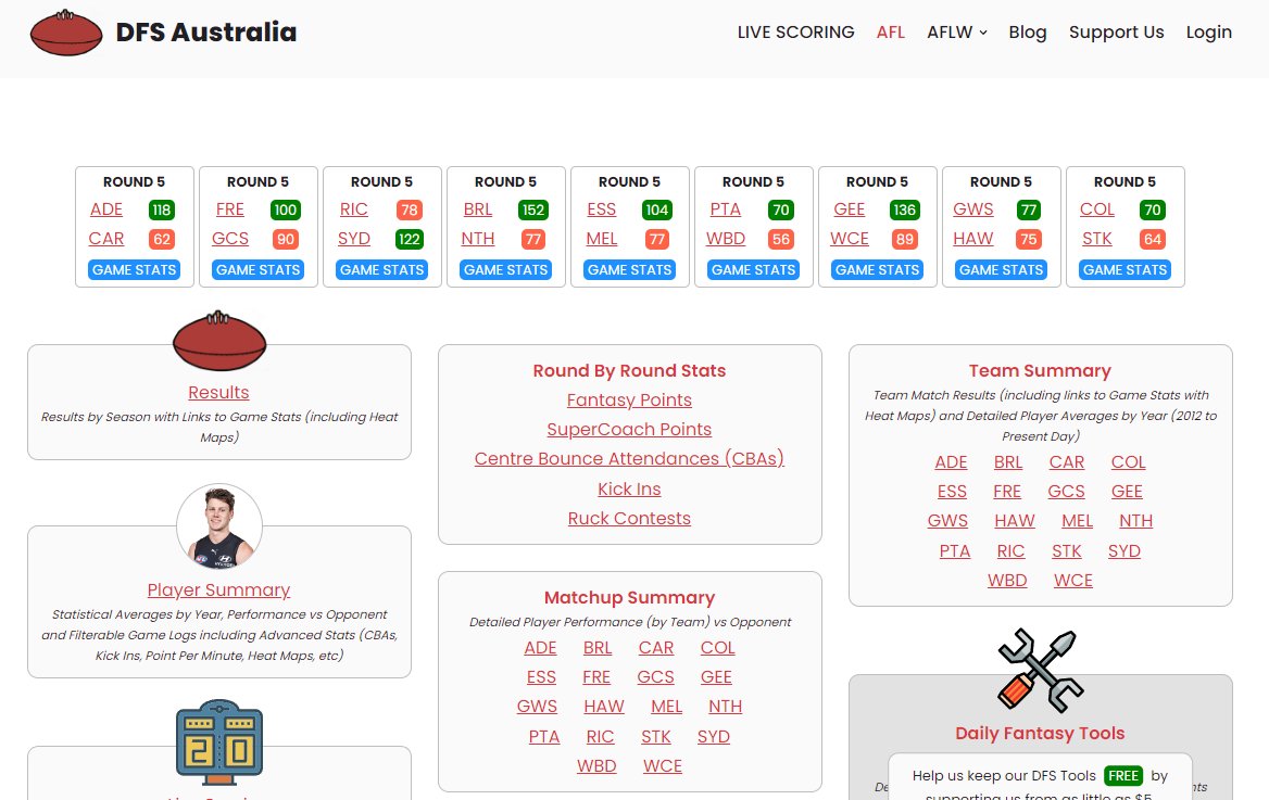 Morts (DFS Australia) on Twitter: "We've added an easier way to directly access recent games on ...