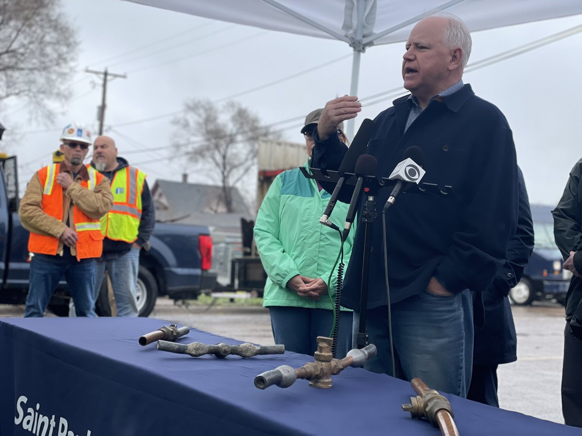 Governor Tim Walz on Twitter: "There are over 100,000 water service lines in Minnesota leaching ...