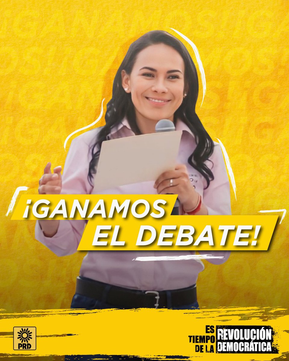 Senadores Del Prd On Twitter Rt Prdmexico Ganamos El Debate Y Con
