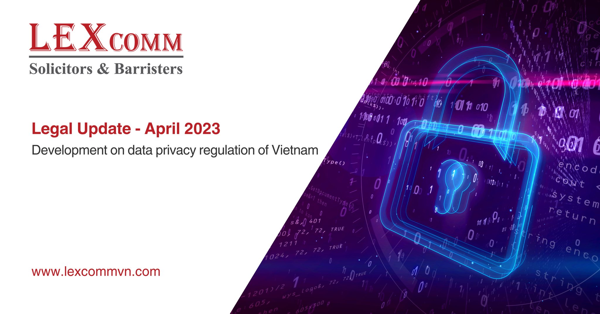 Lexcomm Vietnam LLC on Twitter: "[LEGAL UPDATE] Decree No. 13/2023/ND-CP on Personal Data ...