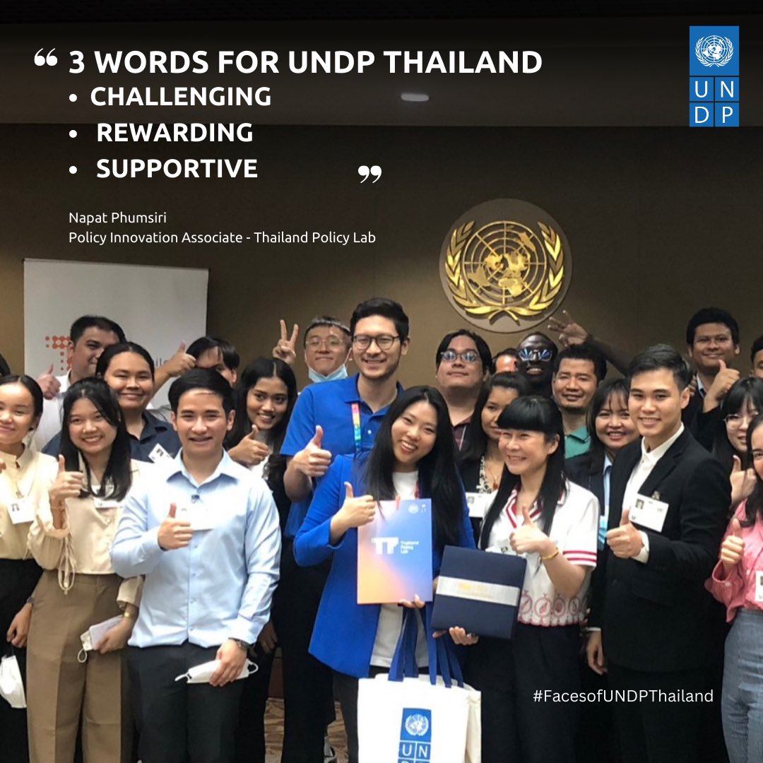 UNDP Thailand on Twitter: "It's🌎Creativity & Innovation Day ! Meet our #FacesofUNDPThailand ...