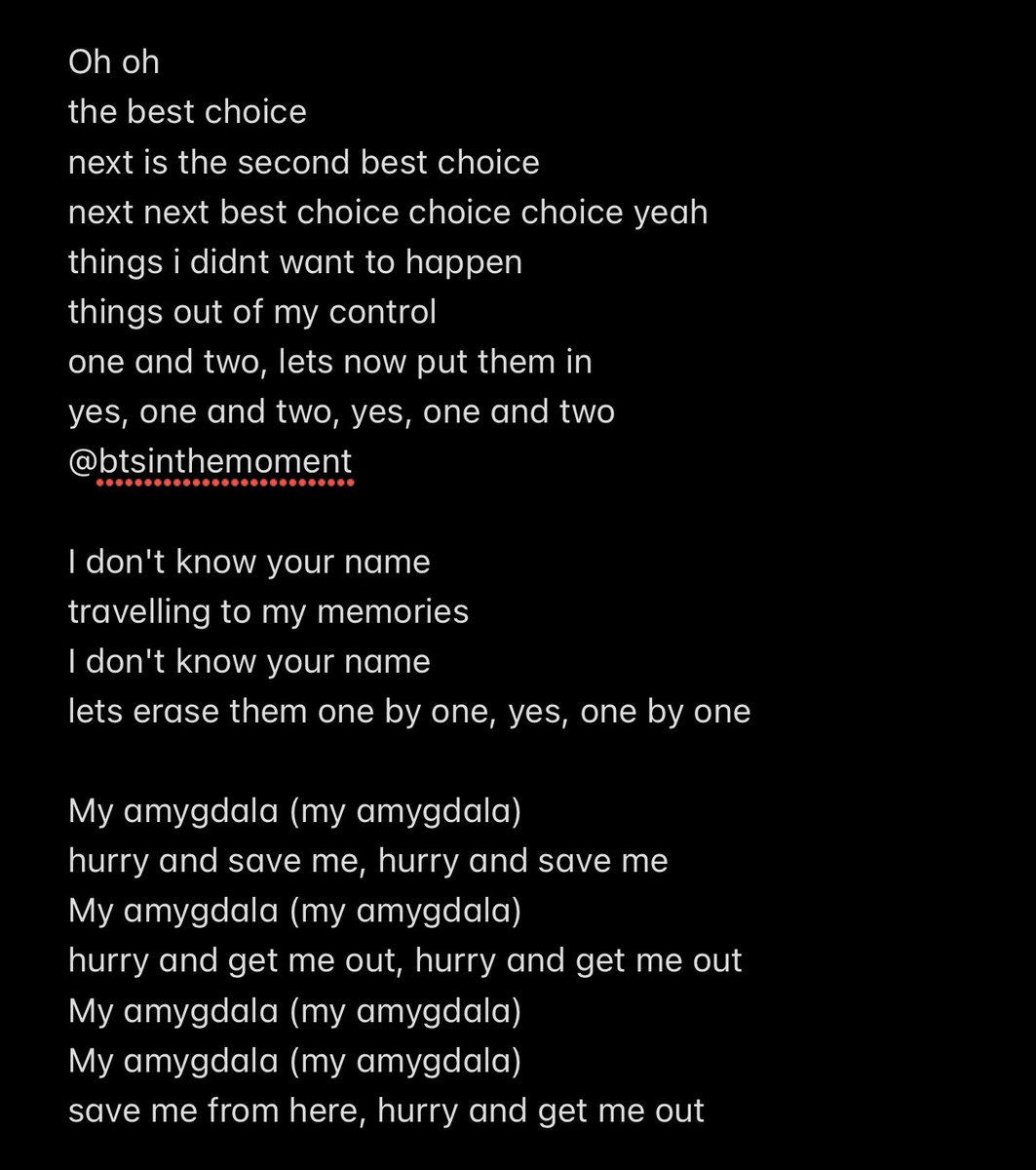 BTS Galaxy ⁷ 🌌💜 on Twitter: "I love #AMYGDALA and the lyrics are so heart touching Yoongi I have ...