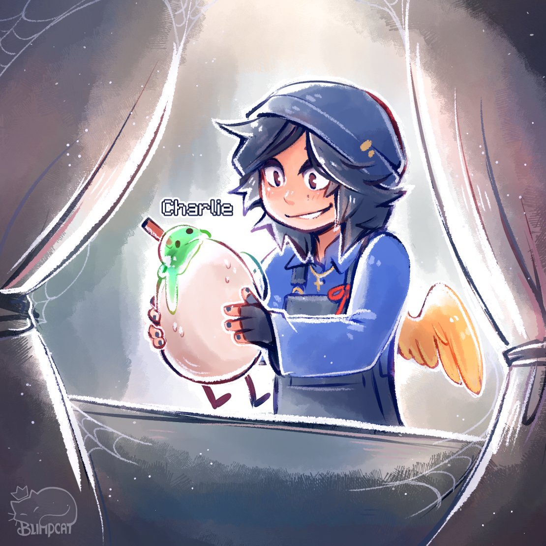 Blimpcat 🪷 on Twitter: "i couldn't explain QSMP if i tried.. #qsmpfanart #slimeciclefanart # ...