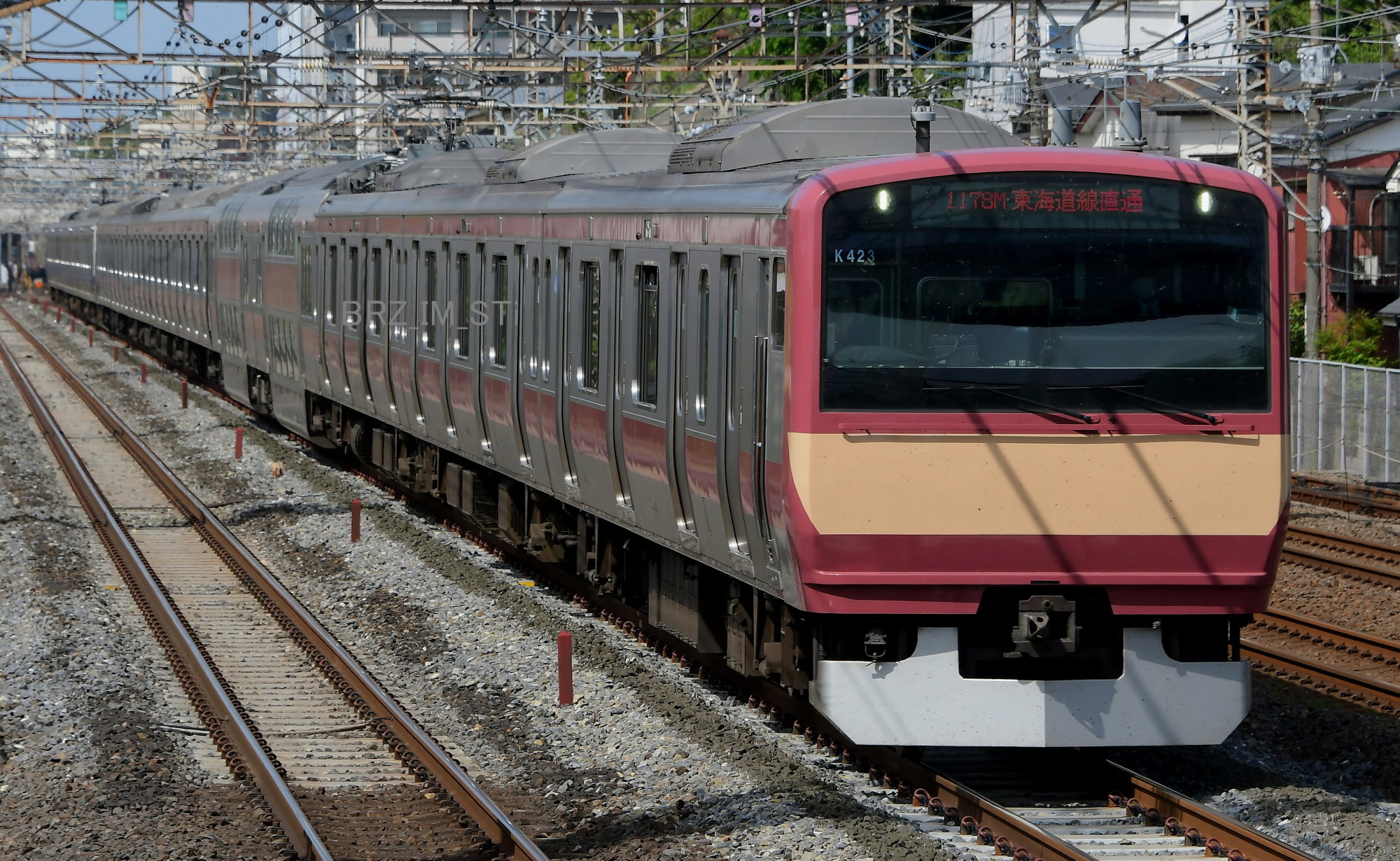 🍓🎼憂🎹🐰 on Twitter: "常磐線 E531系カツK423編成赤電 EF210-352＋コンテナ E231系0番台マト119編成 元中央・総武緩行線 この編成だけがE231系0番台 ...