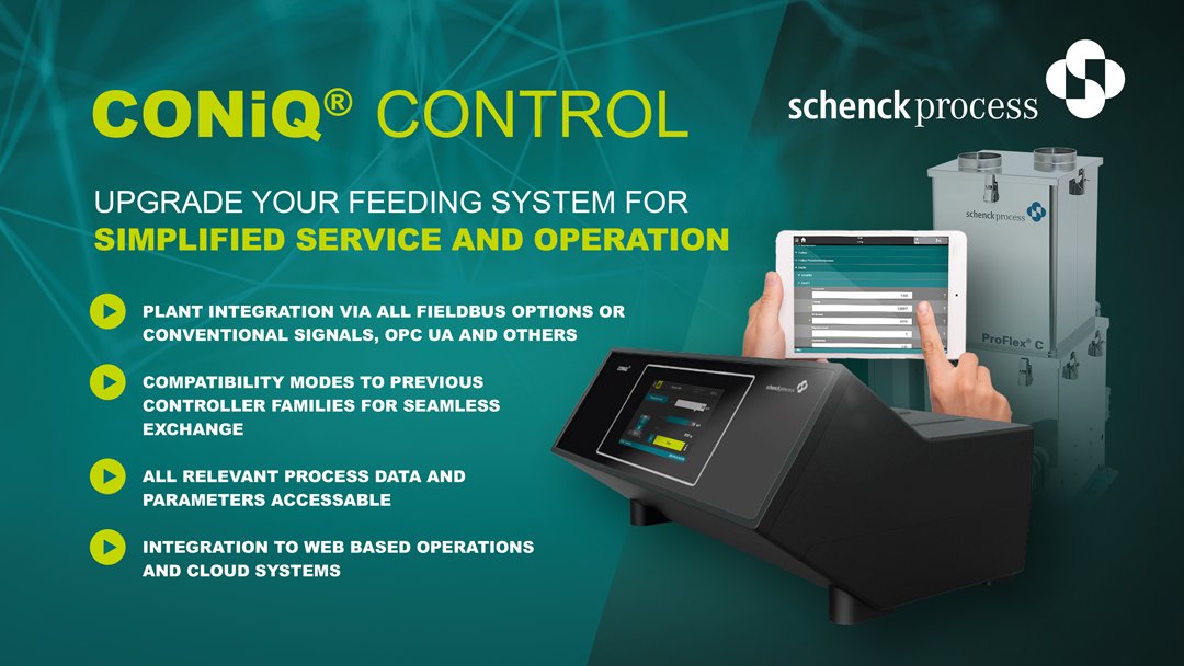 Schenck Process on Twitter: "Our newest CONiQ Control application for loss-in-weight feeding ...