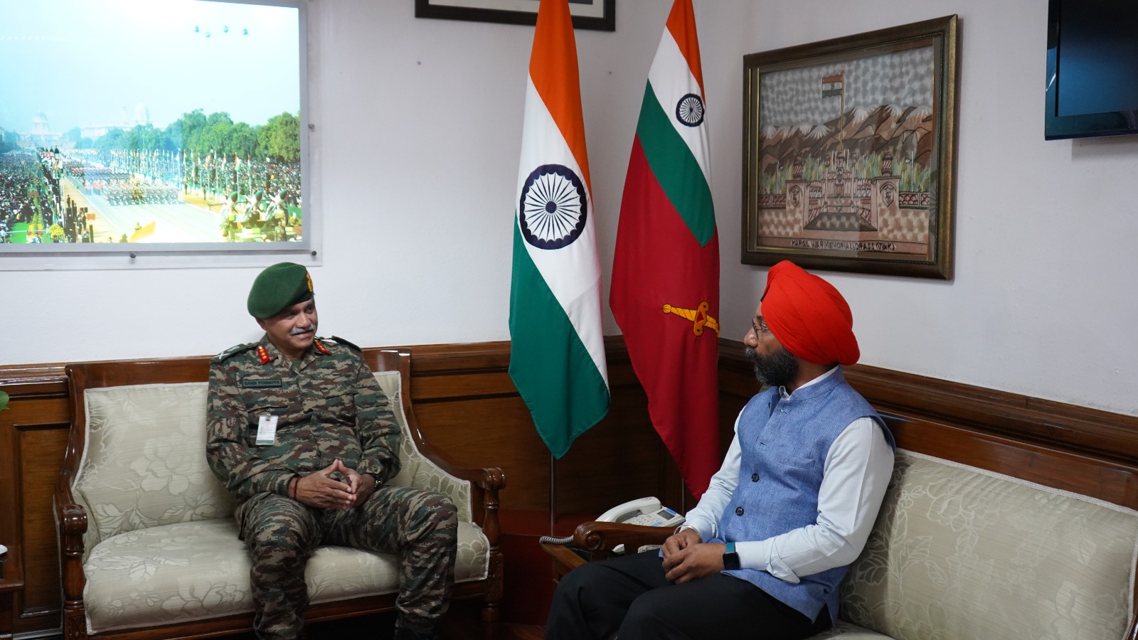 ADG PI - INDIAN ARMY on Twitter: "Major D P Singh (Retd) interacted with Adjutant General, # ...