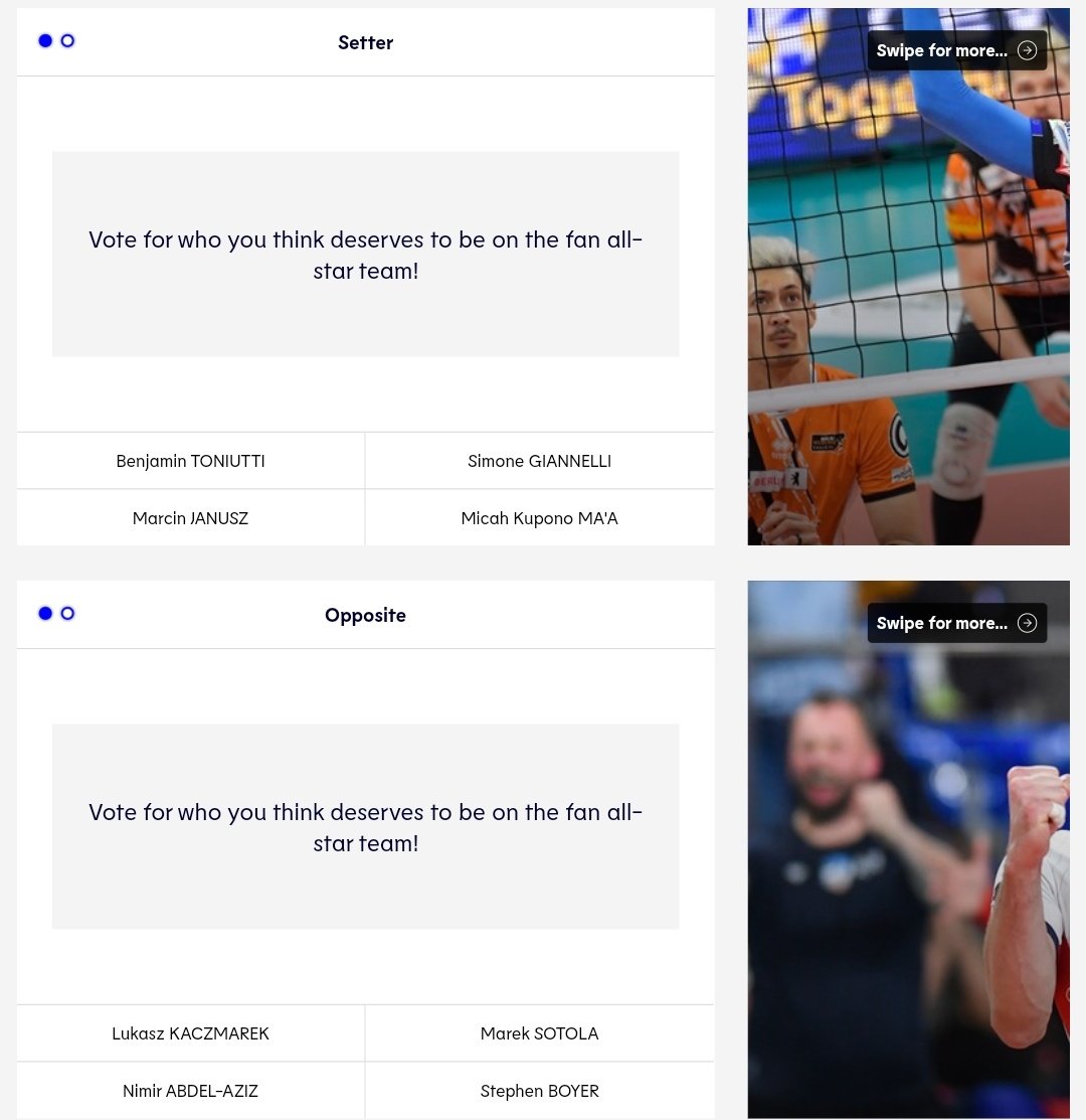 Jakub Balcerzak on Twitter: "Ruszyło głosowanie na DREAM TEAM tegorocznej edycji siatkarskiej ...