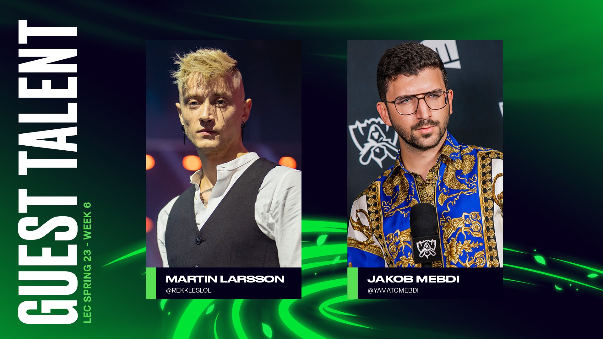 LEC on Twitter: "Joining the Analyst Desk for Finals Weekend: @RekklesLoL and @YamatoMebdi ...