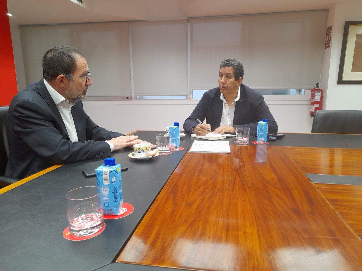 Polisario_Es 🇪🇭 on Twitter: "Delegado saharaui, Abdulah Arabi, sostiene reunión de trabajo con ...