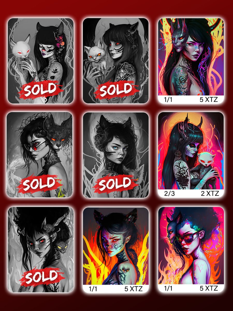 Amir on Twitter: "RT @hailus_nft: Gm / Gn #NFTCommunity 💛 " Devil Girls " collection has 14 ...