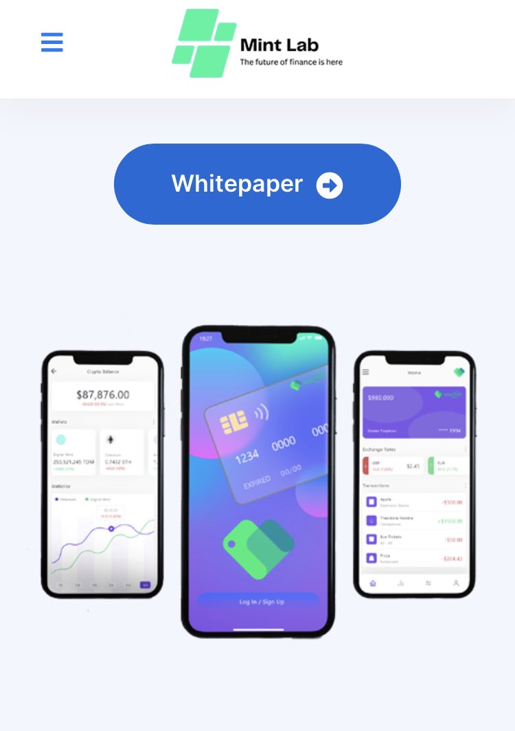 Mint Lab on Twitter: "Exciting news! Our website is coming along nicely and will be up in no ...