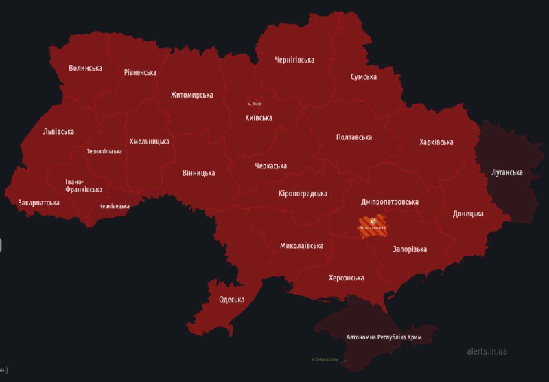 Noticias de Ucrania 24 horas on Twitter: "#ULTIMAHORA AHORA - Alarma de ataque aéreo a gran ...