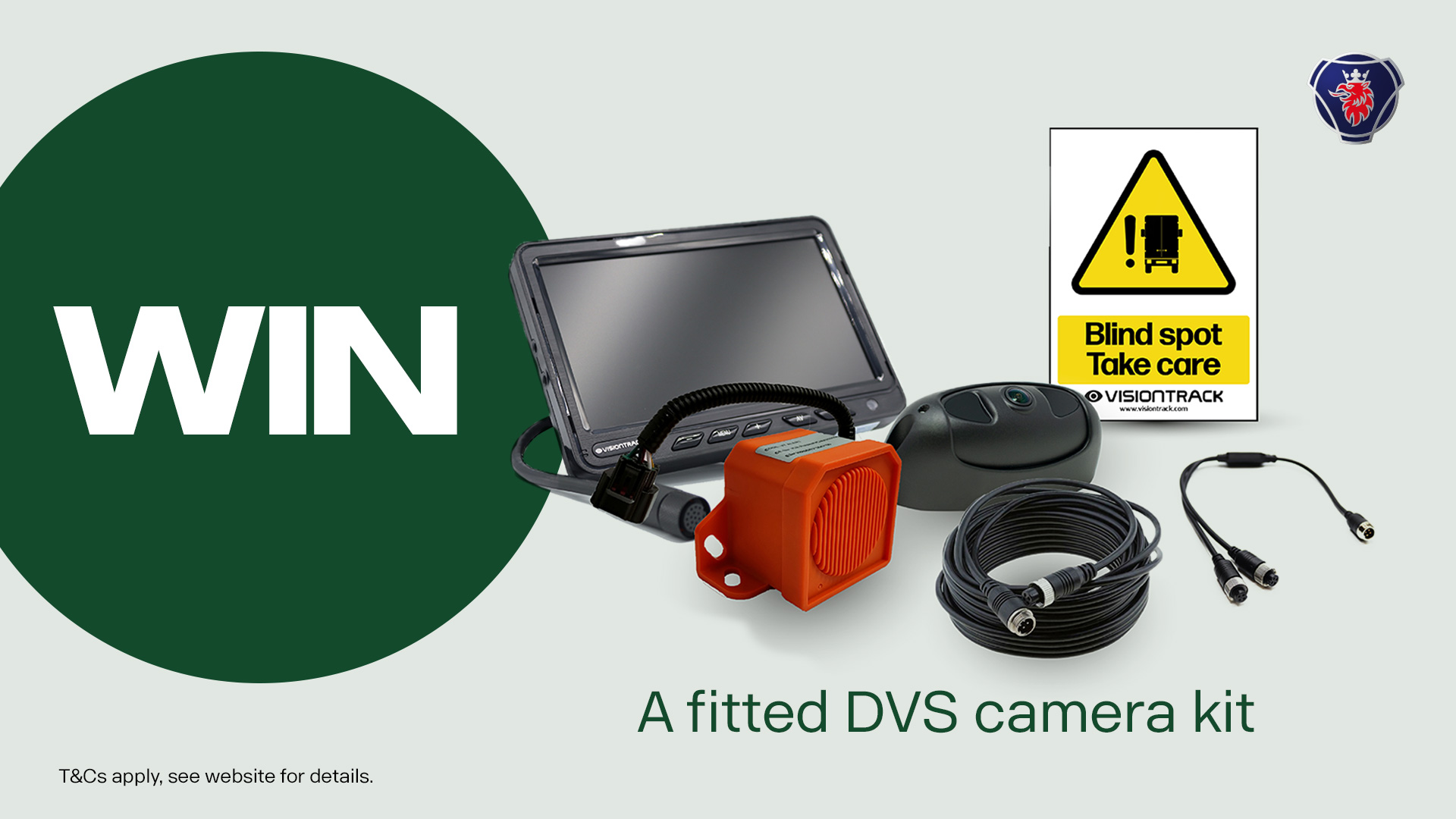 Scania UK on Twitter: "🎉 It's competition time! 🎊 We've got a @VisionTrackLive DVS Kit with DVR ...