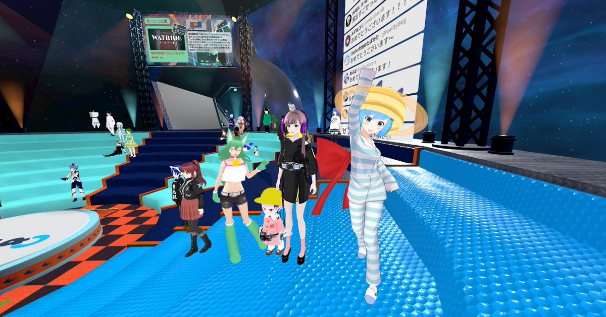 SpritePlum on Twitter: "惑星ちゃんこと『たかし』さん 最高のワールドありがとうございました～ また、受賞おめでとうございました～☀ #cluster #ワールド ...