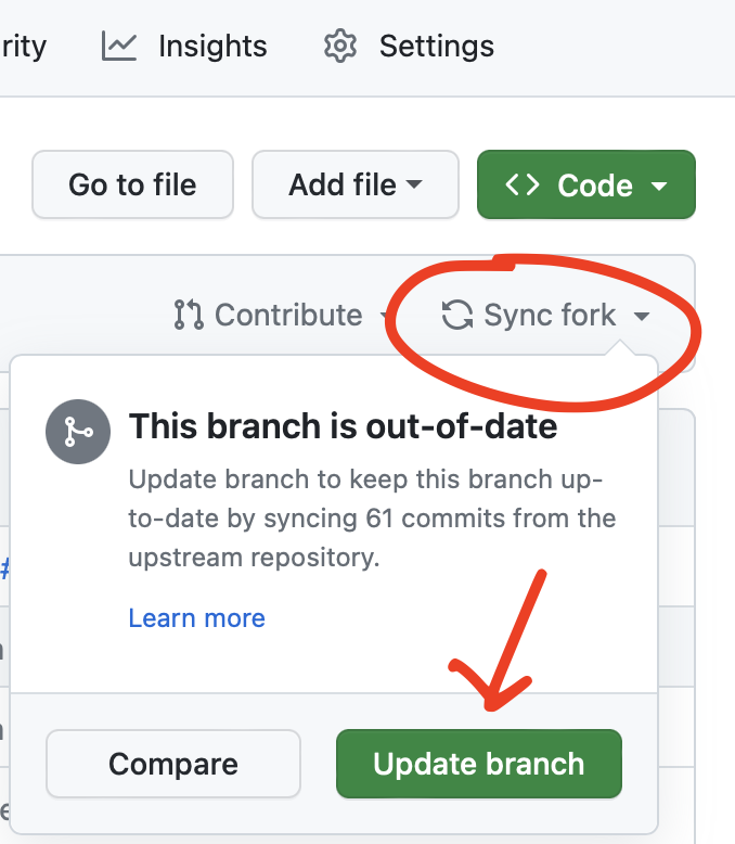 Sebastian Raschka on Twitter: "Just noticed that GitHub now has a "sync fork" feature. This is ...
