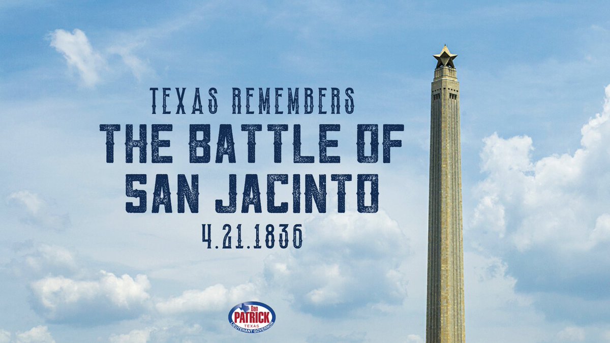 Dan Patrick on Twitter: "On this day 187 years ago, Texas won its ...