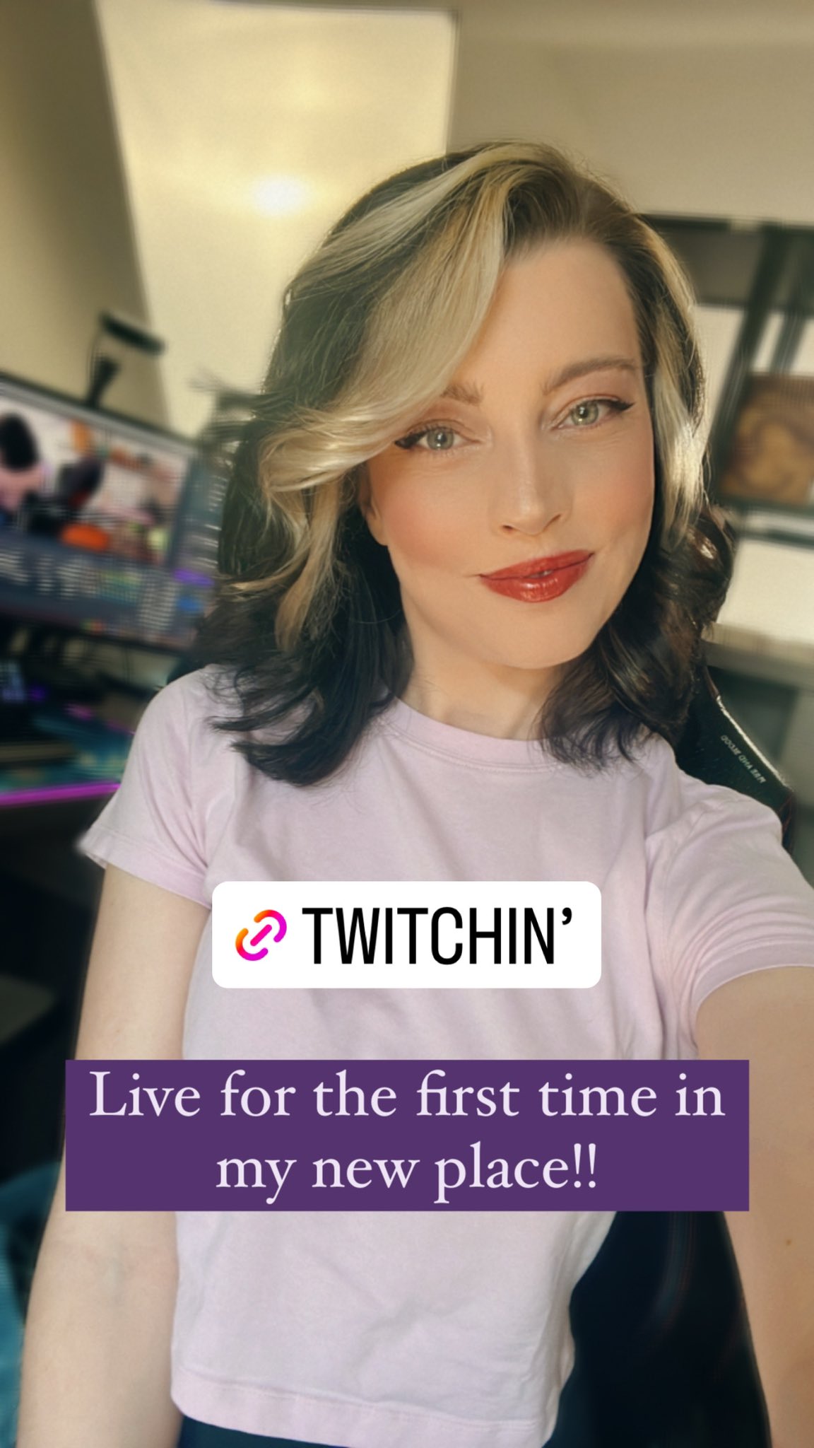 Fanta on Twitter: "Ahhhh first stream in the new place!! Come check out the new setup!! It’s my ...