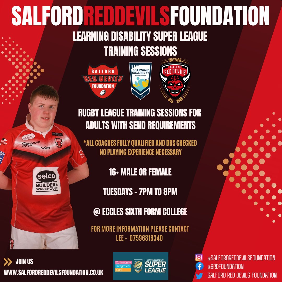 SRD Foundation on Twitter: "The LDSL section @SalfordDevils is going from strength to strength💪 ...