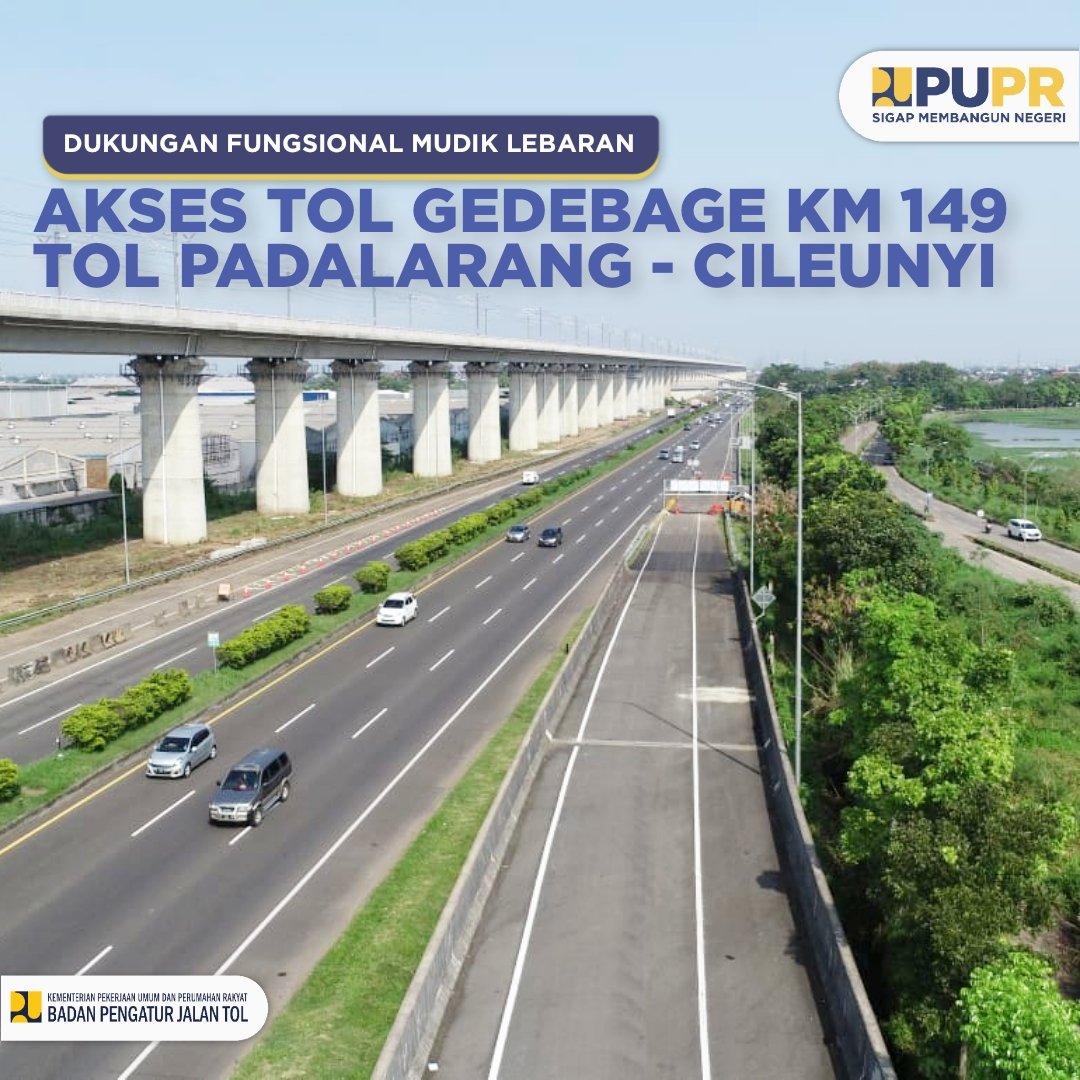 Badan Pengatur Jalan Tol (@pupr_bpjt) / Twitter