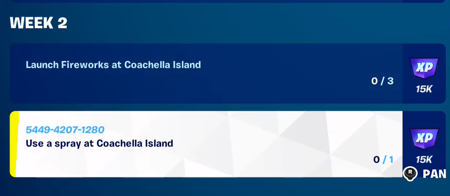 Fortnite News On Twitter Week 2 Of The Fortnite Coachella Quests Are