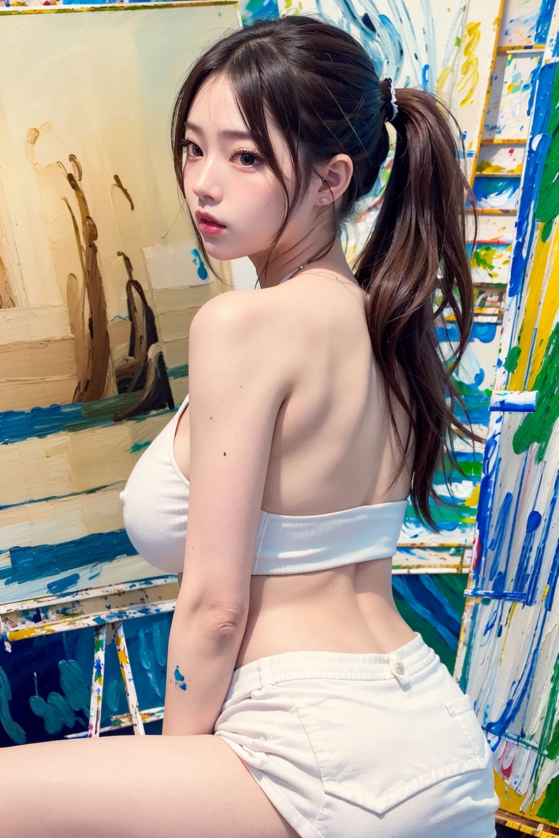 AI Sexy Girls on Twitter: "[R-18] No87: Painting Body (101p) #3D #3DCG #girl #AI #bikini #sexy # ...