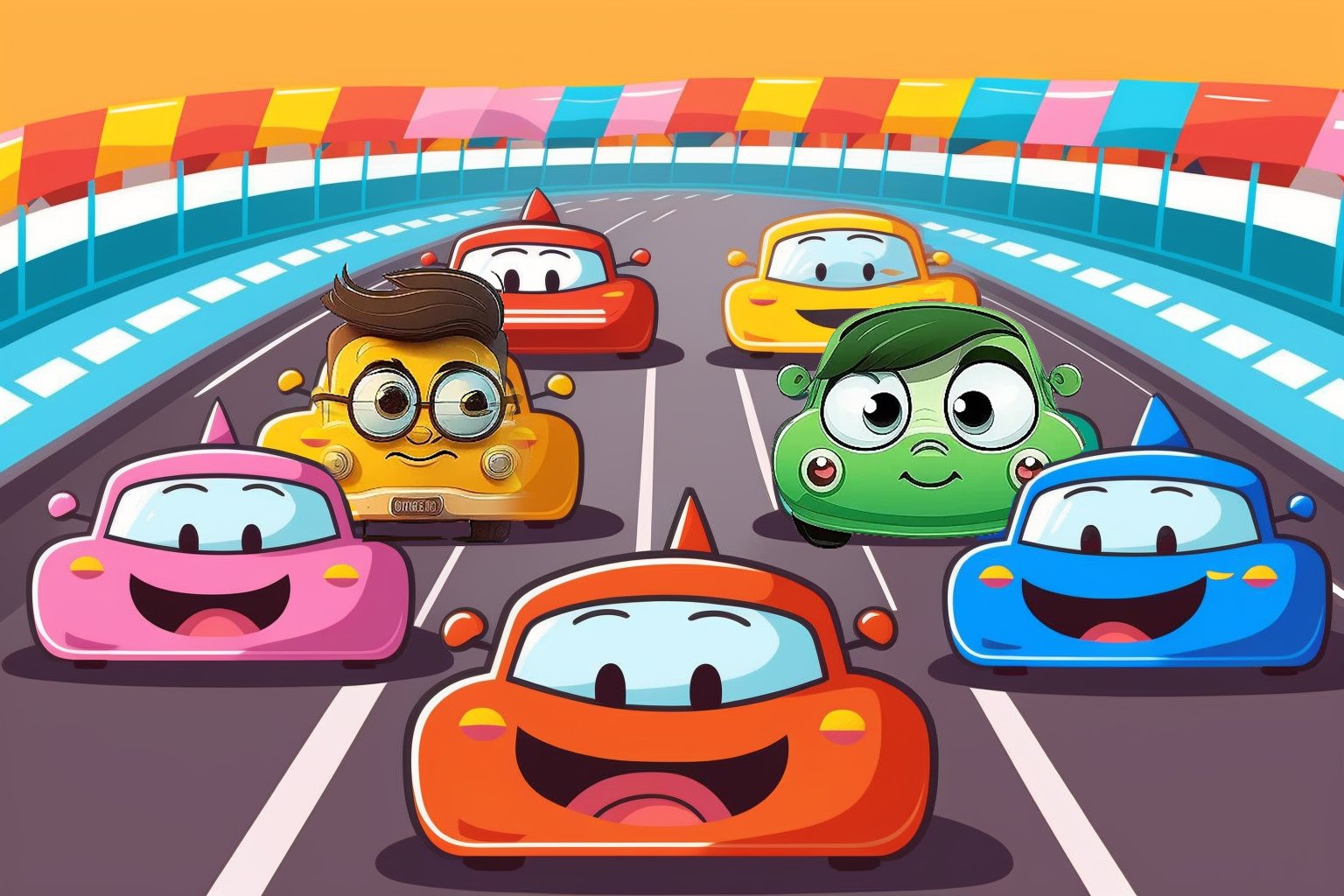 Disney Cars Background Layouts