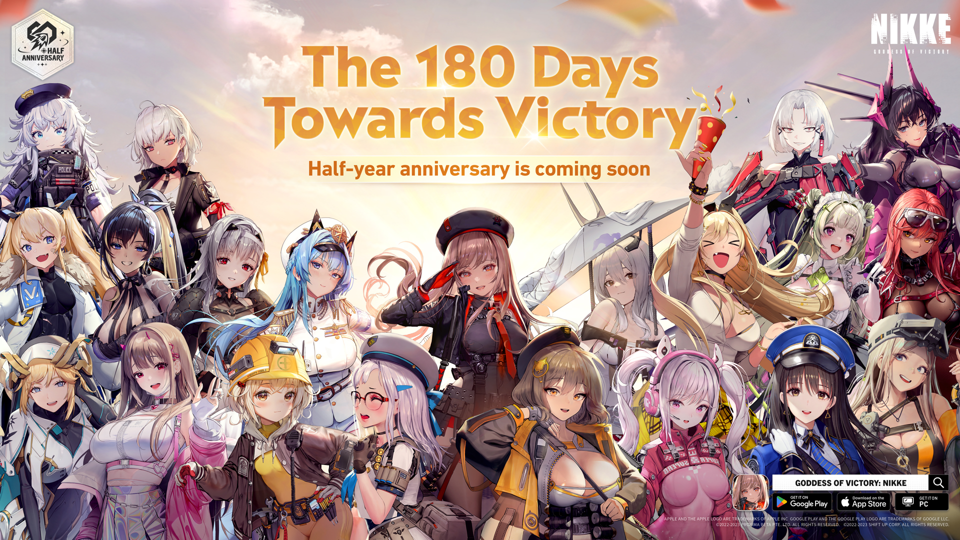 GODDESS OF VICTORY: NIKKE on Twitter: "【Half-Year Anniversary Livestream】 Commanders, are you as ...