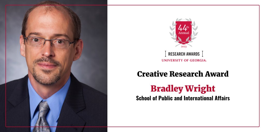 Bob Schmitz on Twitter: "RT @UGAResearch: Day 2 of recognizing our UGA Research Award winners 🏅 ...
