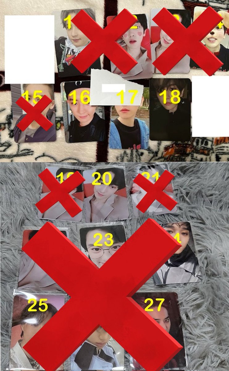 XIAOBOX SHOP 🦋 on Twitter: "‼️ DISPONÍVEIS: 3, 17, 18, 20 e 32"