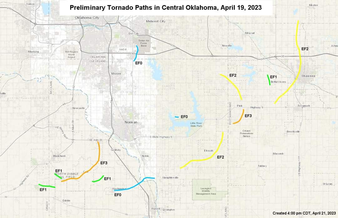 MARCUS REYNOLDS on Twitter: "RT @BraxBanksOKWX: Now up to 18 tornadoes across Central Oklahoma ...