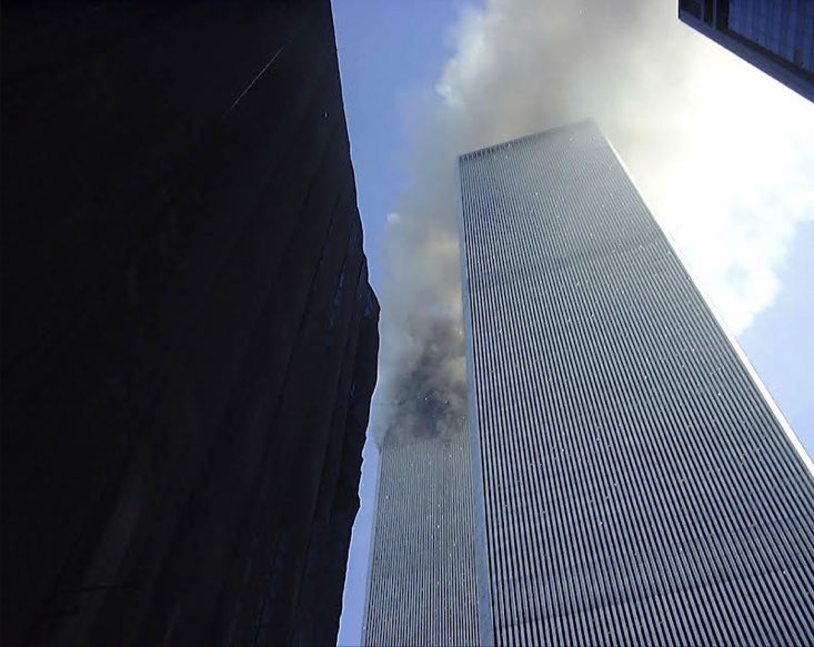9/11 WTC Archives on Twitter: "Disturbing photos taken on the roof of 90 West Street on Liberty ...