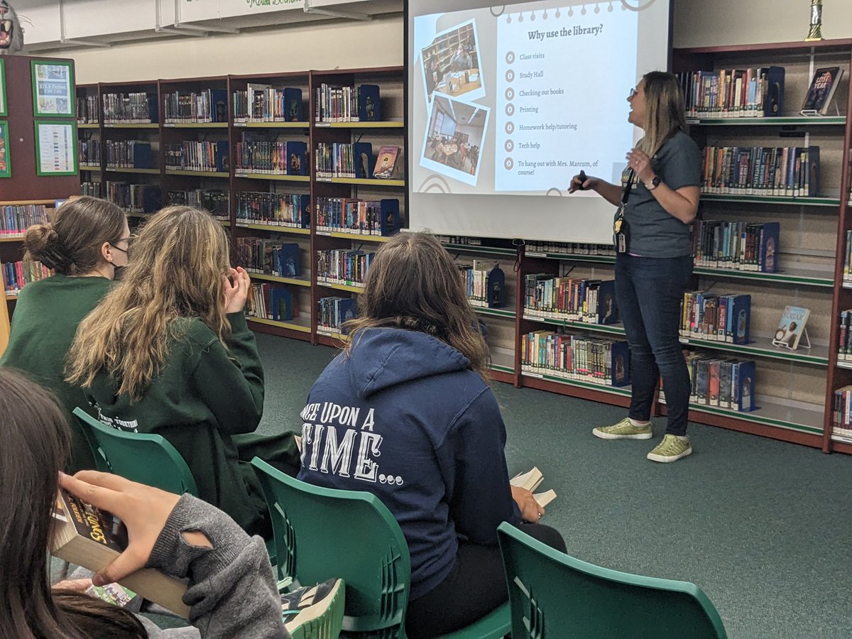 Indian Trail MS on Twitter: "Plainfield Central High School librarian ...