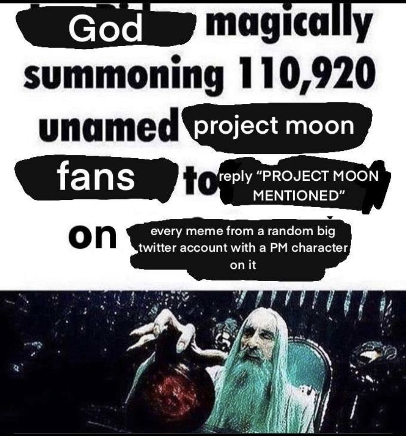 Super Cat on Twitter: "PROJECT MOON MENTIONED!"