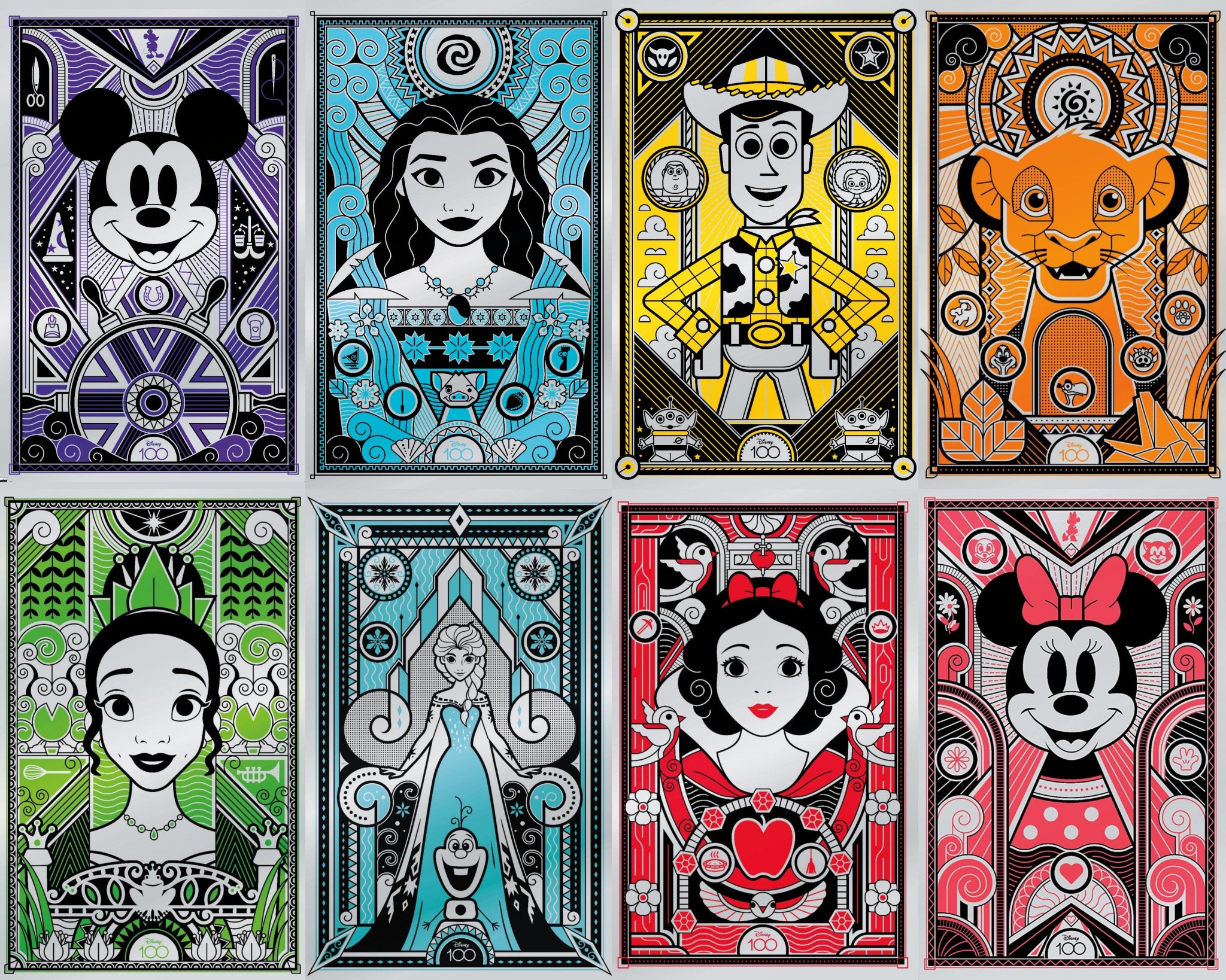 Disney Art Deco Posters Shop Disney Paintings, Prints, And More