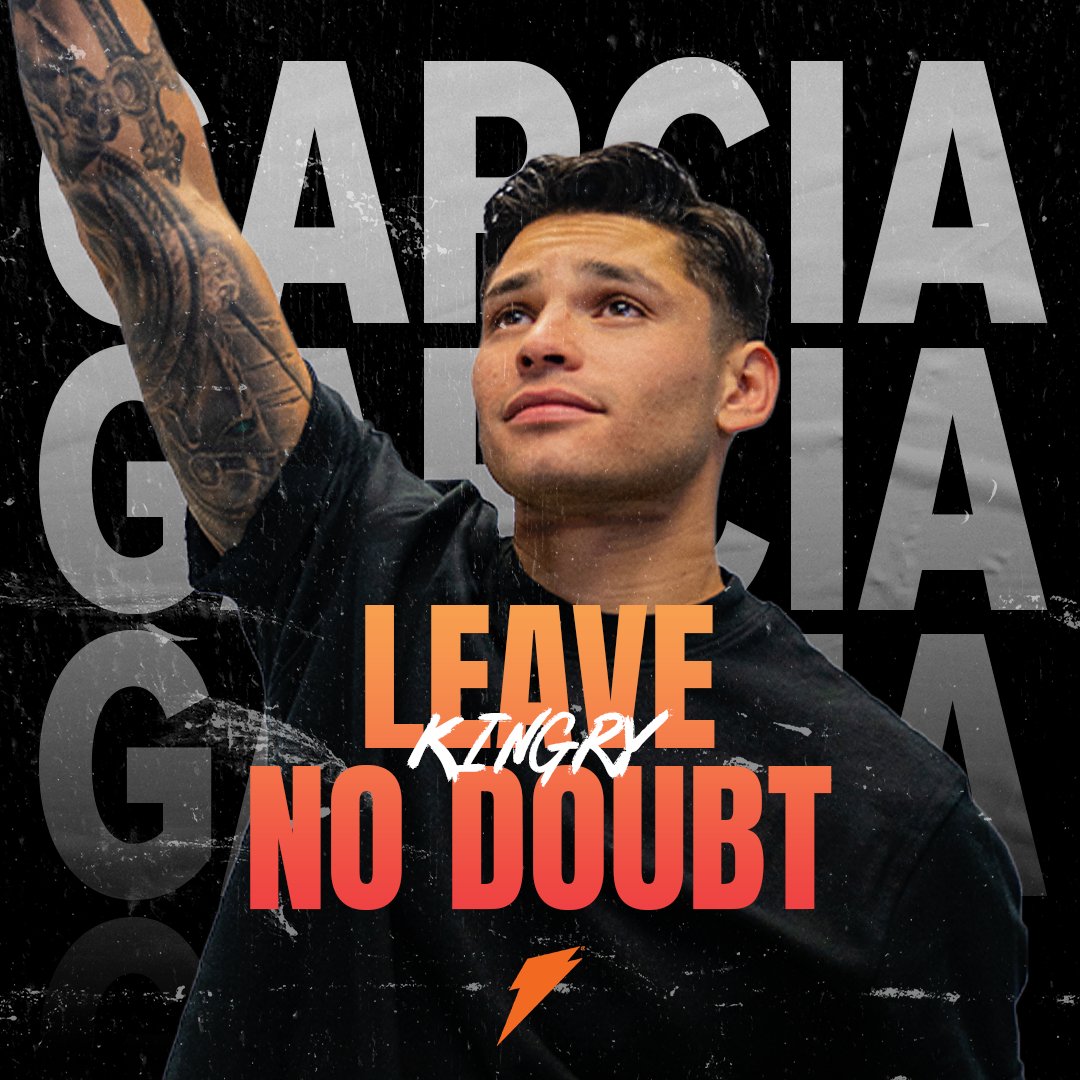 Gatorade on Twitter: "When the world is watching, you leave no doubt. Good luck tonight @RyanGarcia"