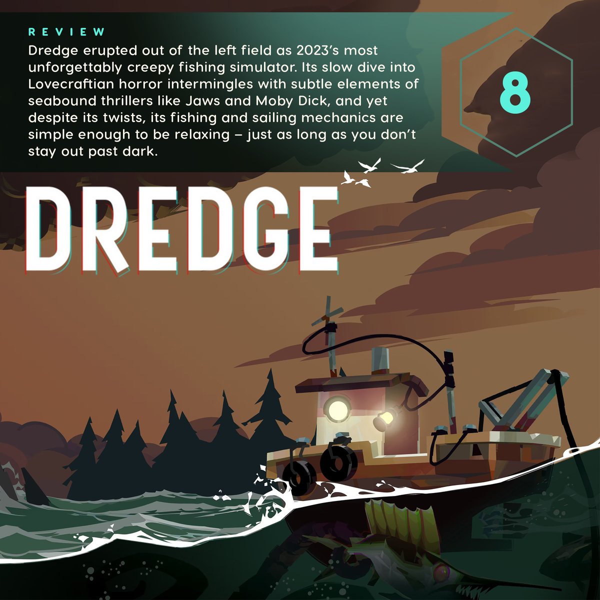 IGN on Twitter: "Dredge's slow dive into Lovecraftian horror intermingles with its simple ...