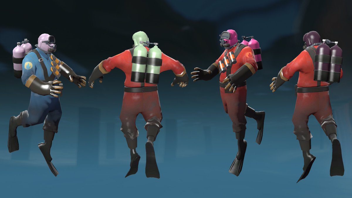 TF2 Emporium on Twitter: "New Pyro Collection, Deep Diver! Vote now on Steam Workshop: https ...