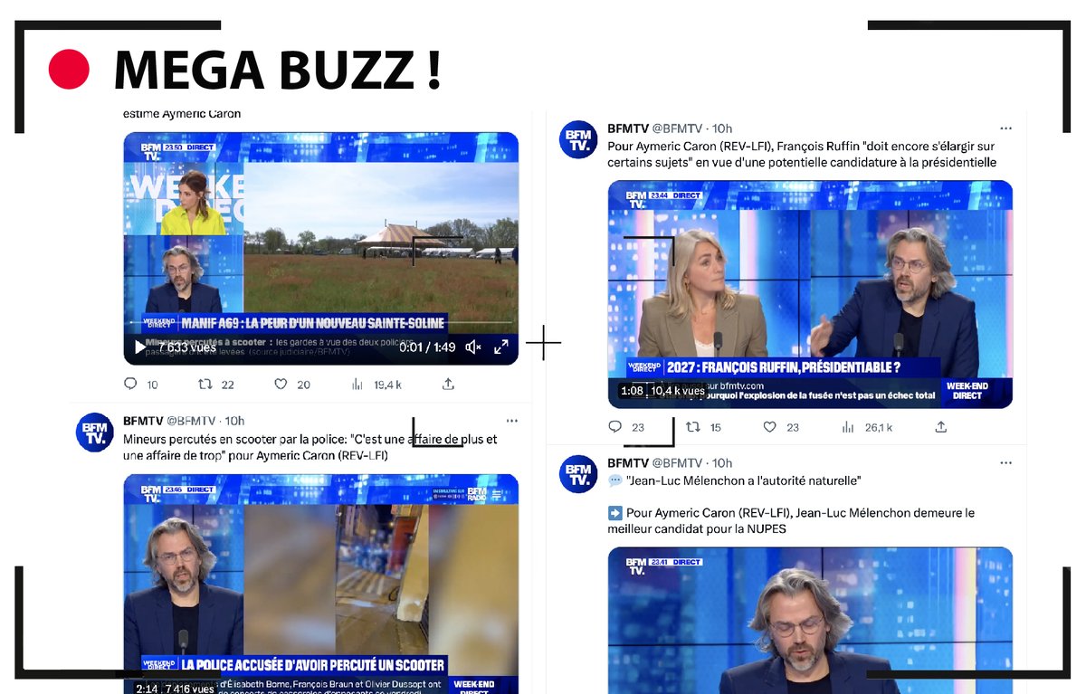 Médias Citoyens on Twitter: "MÉGA BUZZ ! - En invitant Aymeric Caron, député LFI, BFM TV compte ...