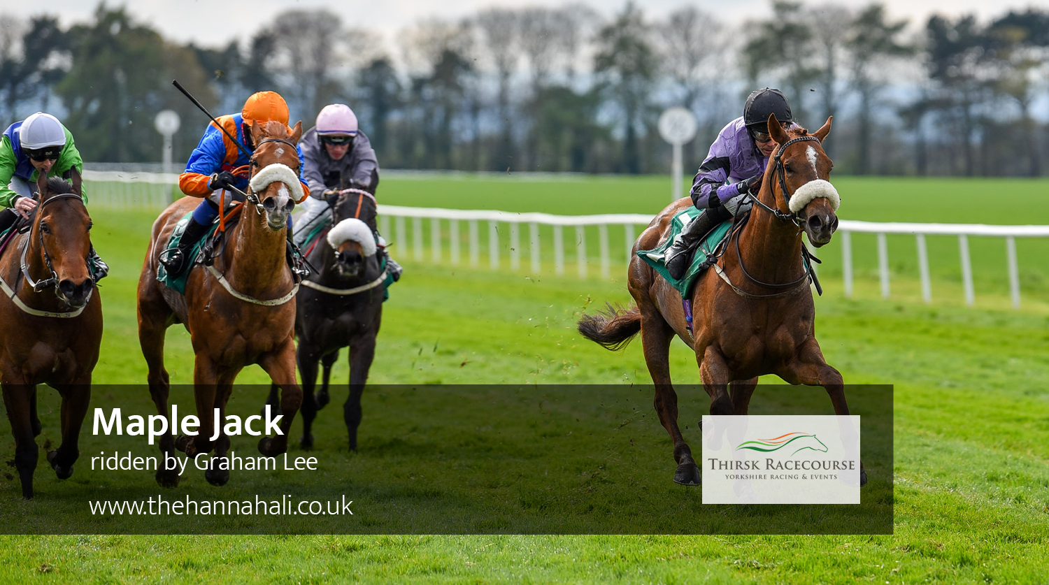 Hannah Ali on Twitter: "Maple Jack showed a great late burst of speed to pull past the field and ...