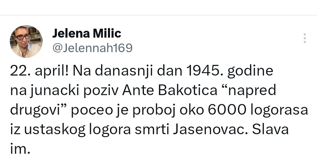 Bodljikava 🇷🇸 on Twitter: "Govor druga Tita u Jasenovcu, nije nacionalno istrebljenje nego ...