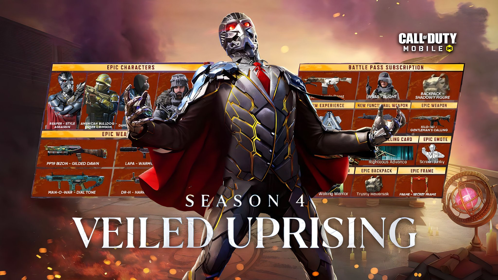 🏃🔥CODM - RUSH🔥🏃 on Twitter: "*NEW* Season 4 Battle Pass Rewards! | FREE Ultimate Reward | Legacy ...